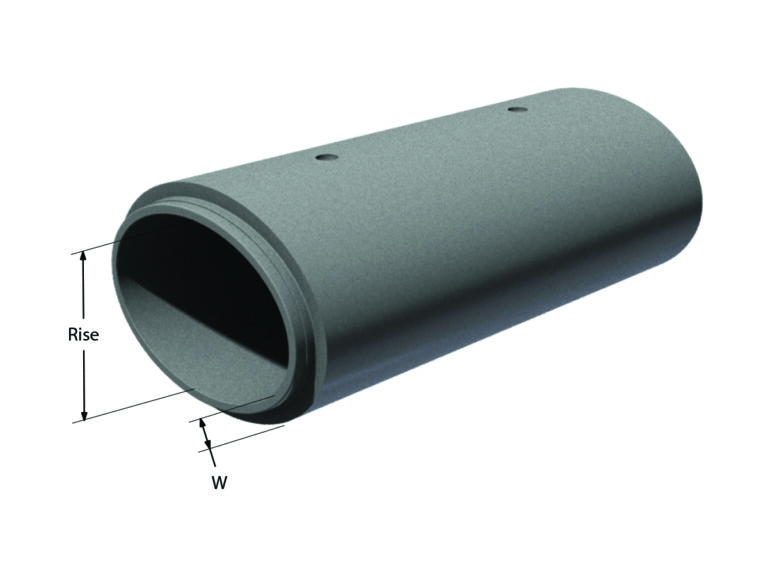 Mass and Dimension Elliptical Pipe - MCON