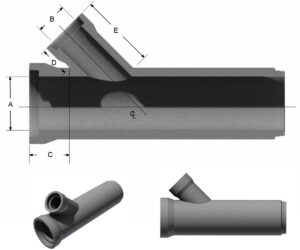 Tee and Wye Dimensions - MCON